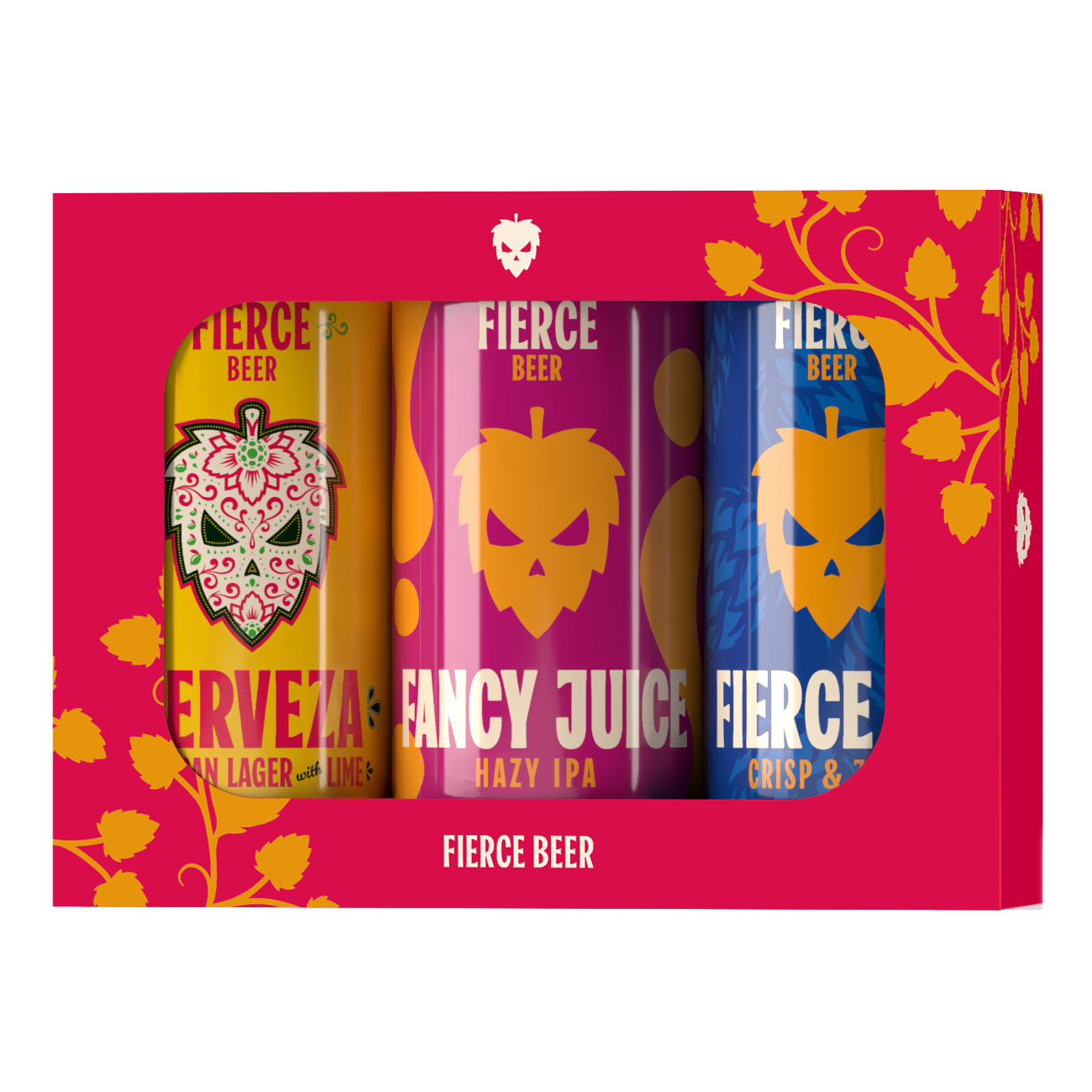 3x440ml Gift Pack BOX – Fierce Beer